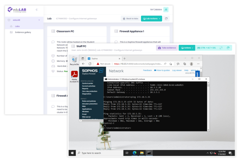 Cloud Based Virtual Computer Lab For IT Courses & Online Students